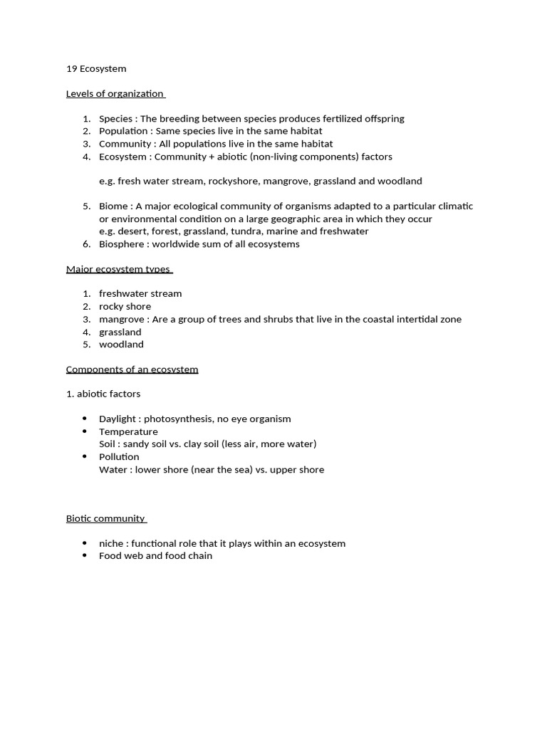 19 Ecosystem Pdf Ecosystem Food Web