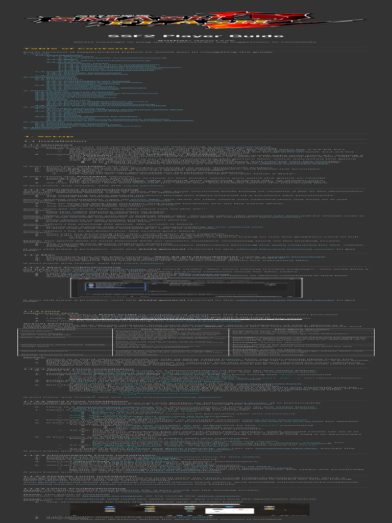 SSF2 Player Guide | PDF | Linux Distribution | Client–Server Model