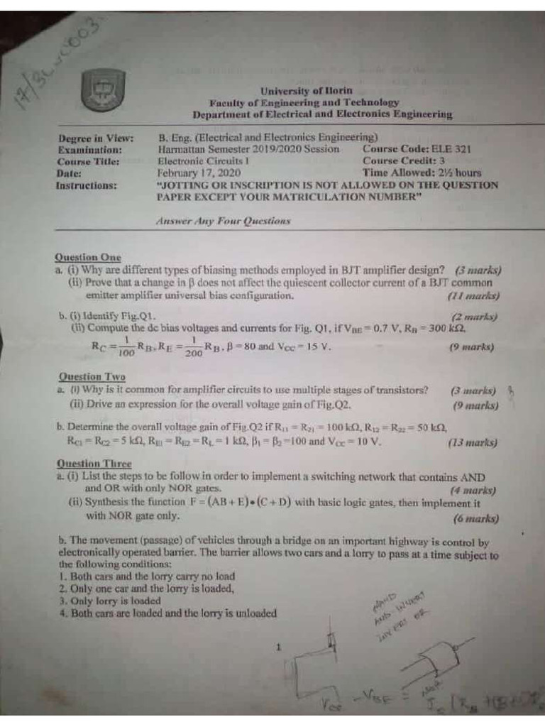 ELE321 2020 PQ Solutions | PDF