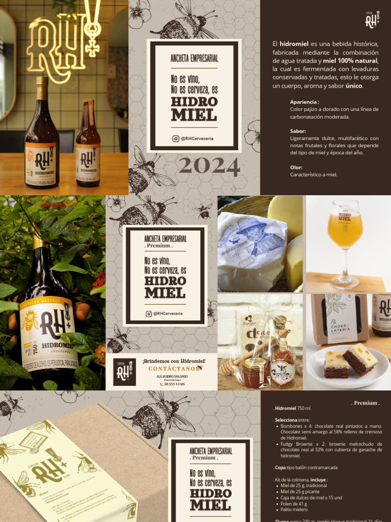 RH MG Brochure Navidad 2024 | PDF | Miel | Alimentos