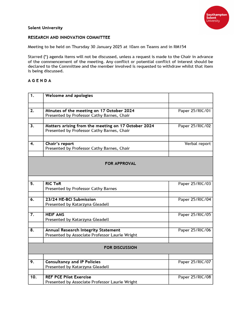 RIC 30.01.25 Papers Pack | PDF | Small And Medium Sized Enterprises | Business