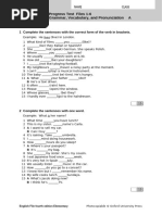A1 Level English Reading Exercises | PDF