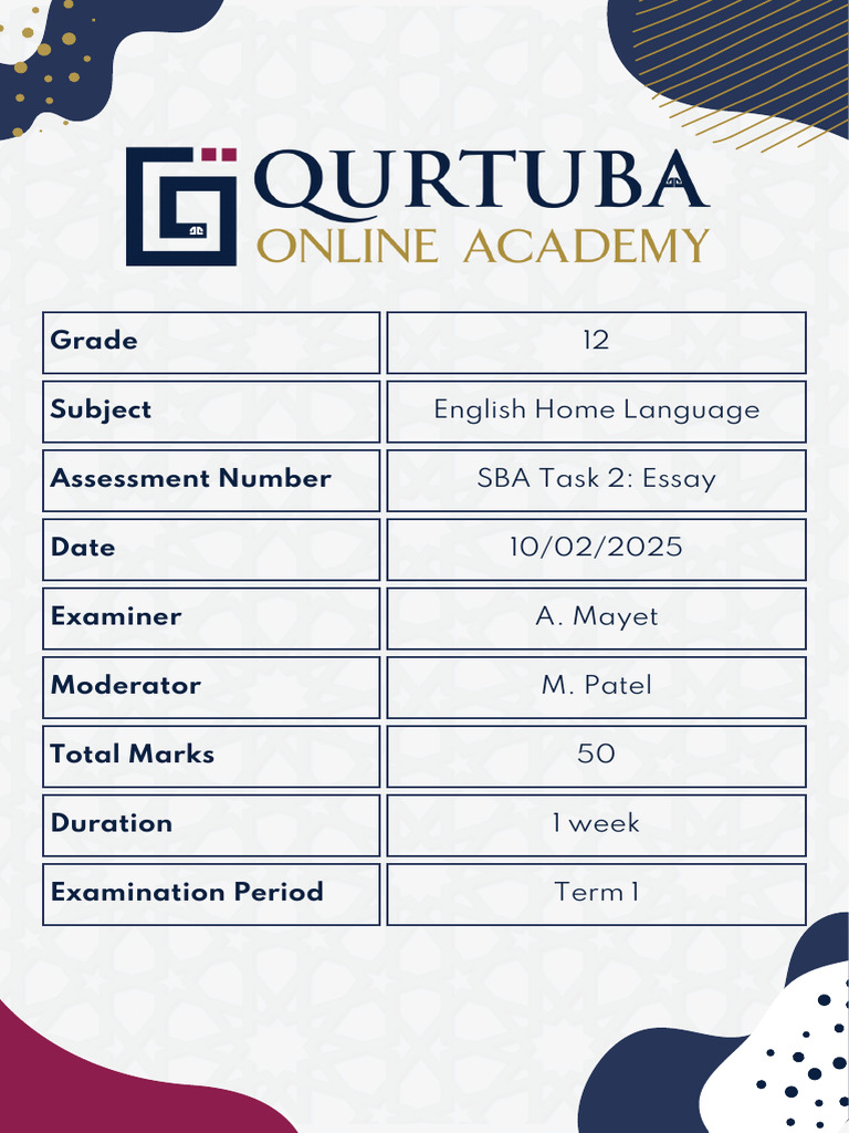 1739131289347-SBA Task 2 Essay (3) | PDF | Essays | Human Communication