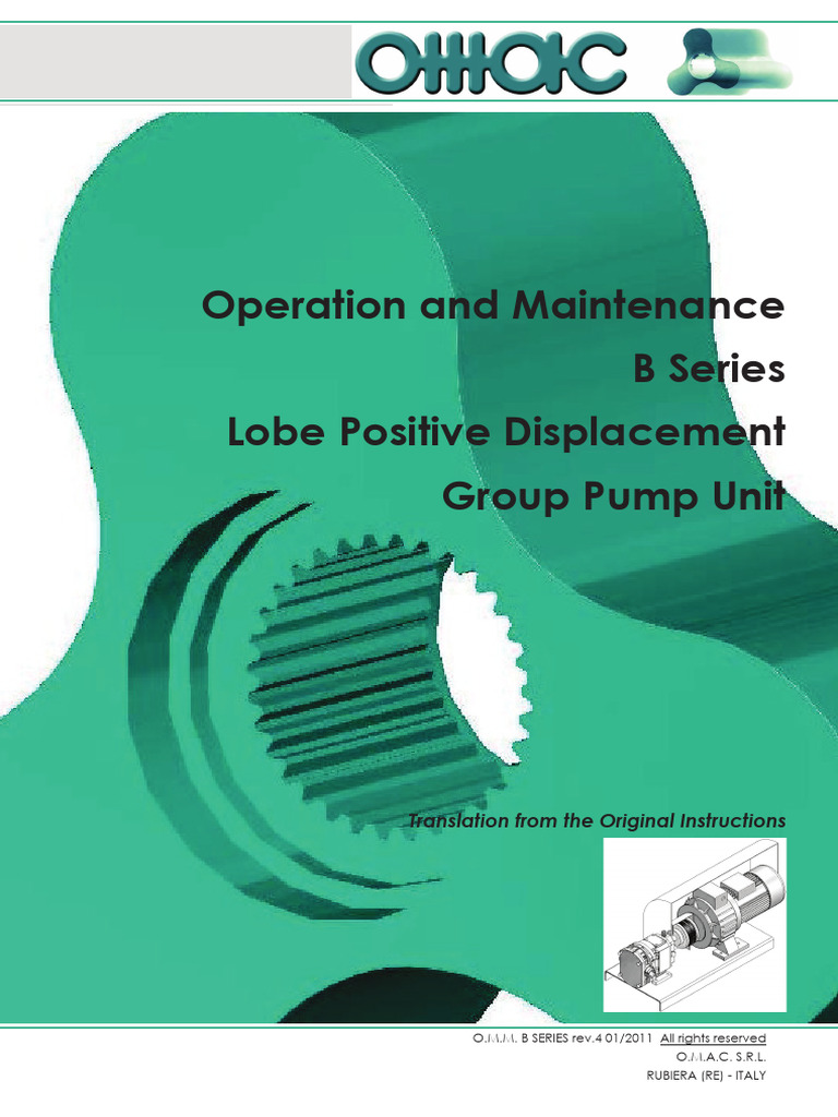 18.1.OMAC Pump Type B - Operating and Instruction Manual | PDF | Pump ...
