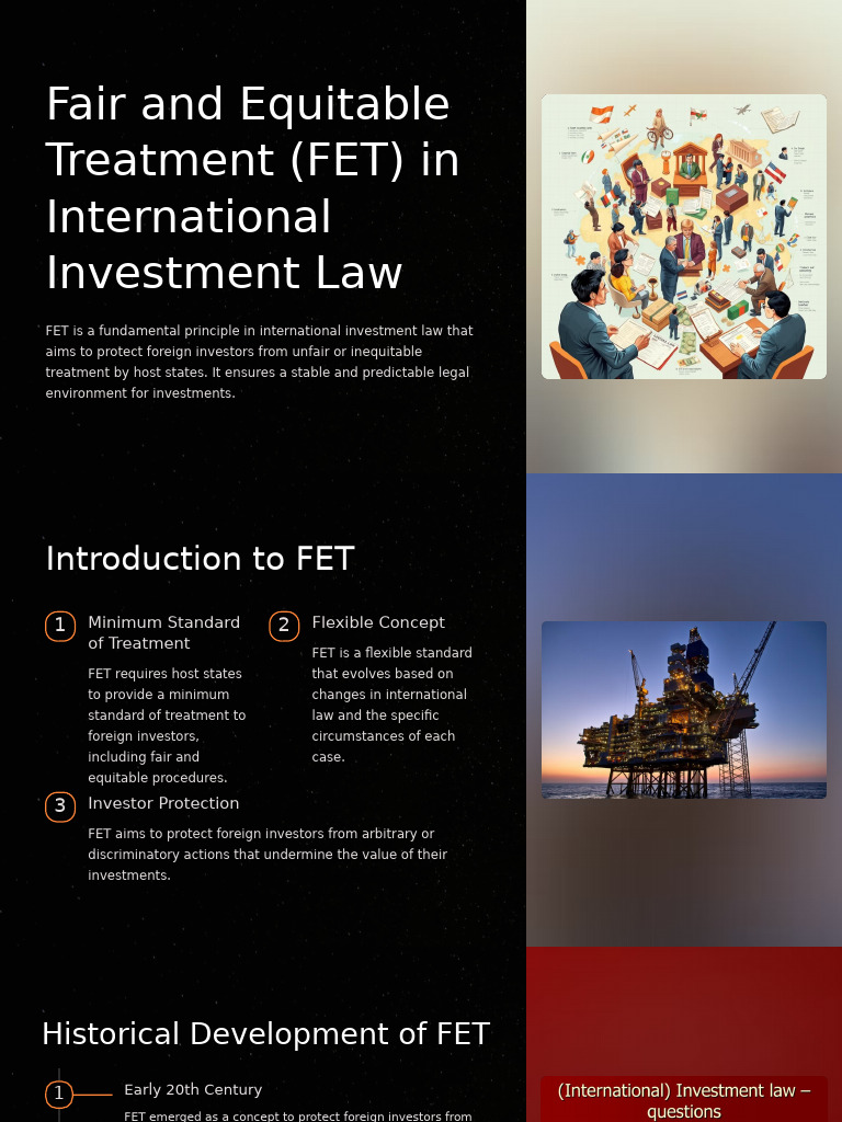 Fair and Equitable Treatment in Investment Law | PDF | International ...