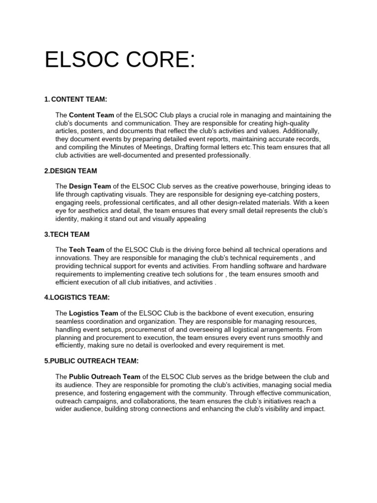 Elsoc Core | PDF