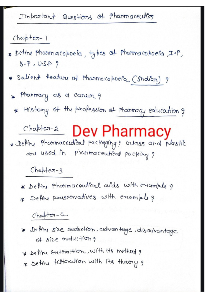 Dpharm 1st year all sub most imp | PDF