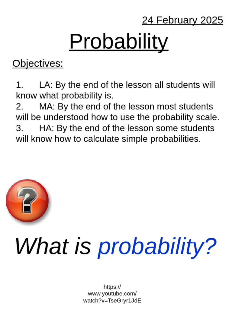 Understanding Probability Concepts | PDF | Probability | Randomness