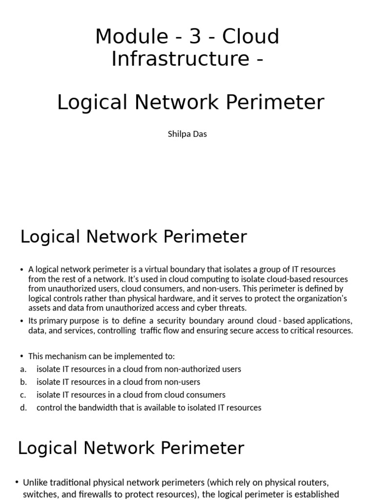 3.1 Cloud Infrastructure | PDF | Computer Network | Cloud Computing