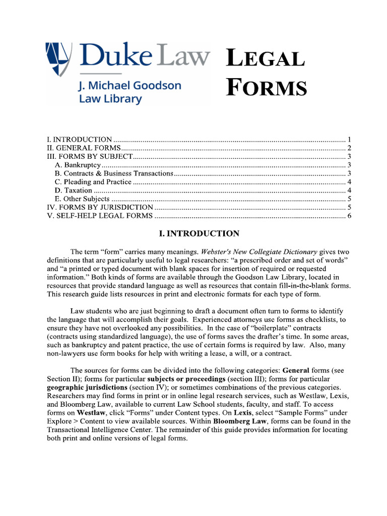 Legal Form | PDF