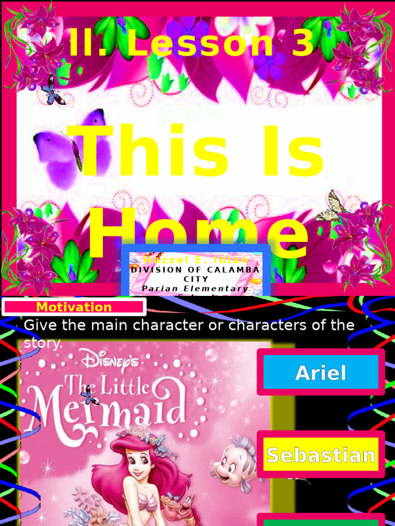 Unit II. Lesson 3 - This Is Home | PDF | Spider