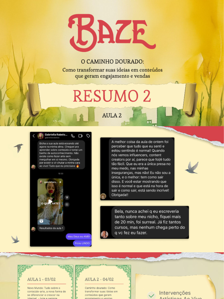 Material Complementar Aula 2 - Baze | PDF | Marketing