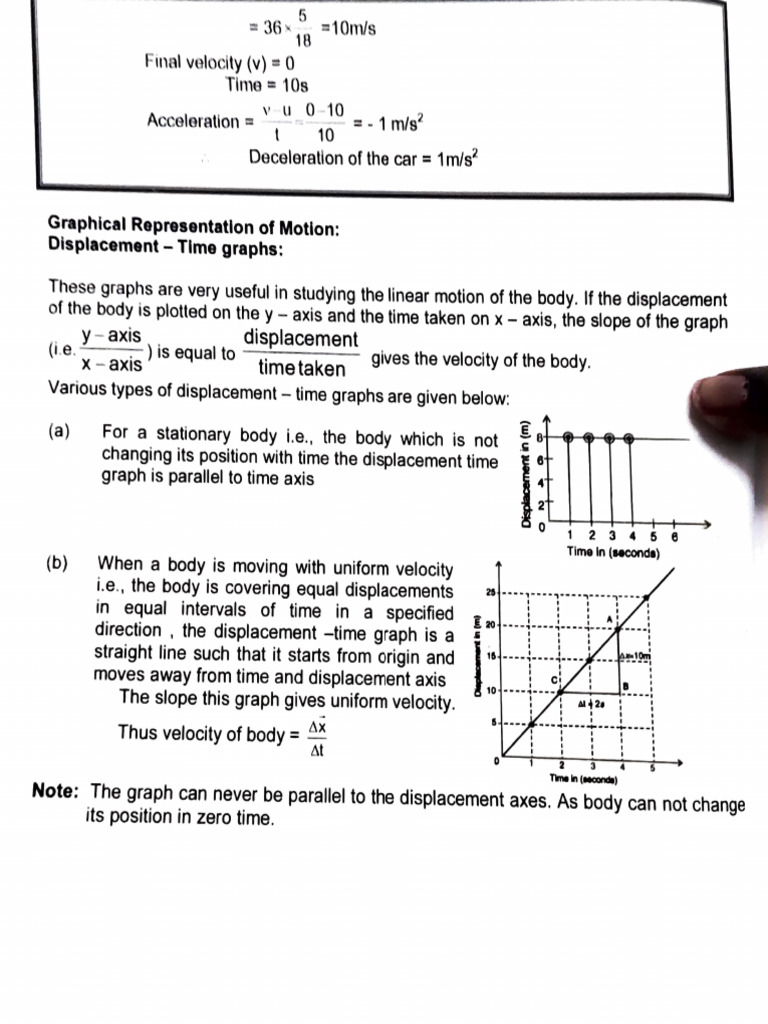 Phy Graph of M | PDF | Acceleration | Classical Mechanics