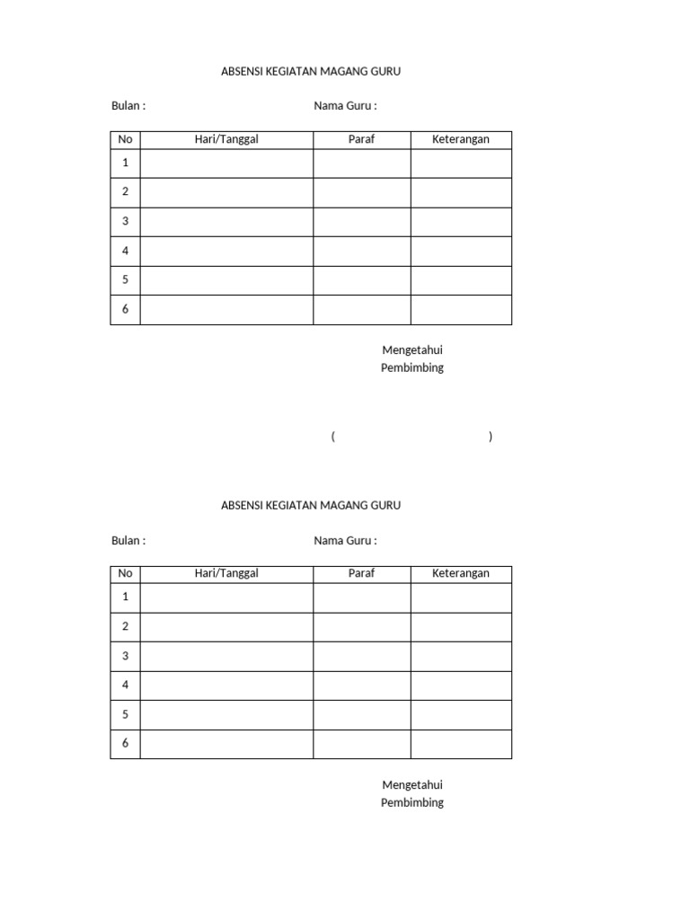 Absen Guru | PDF