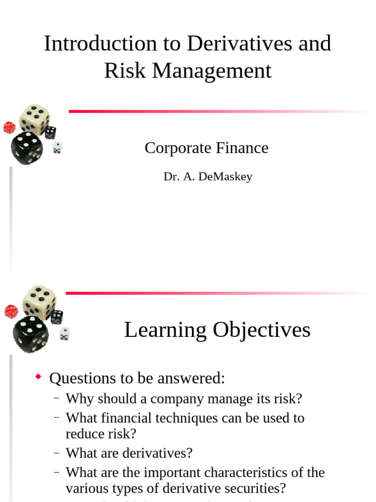 Derivatives and Risk Management.24.St - From Net | PDF | Futures ...