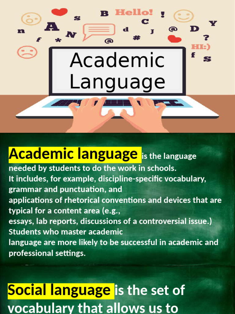 Academic Language EAPP | PDF