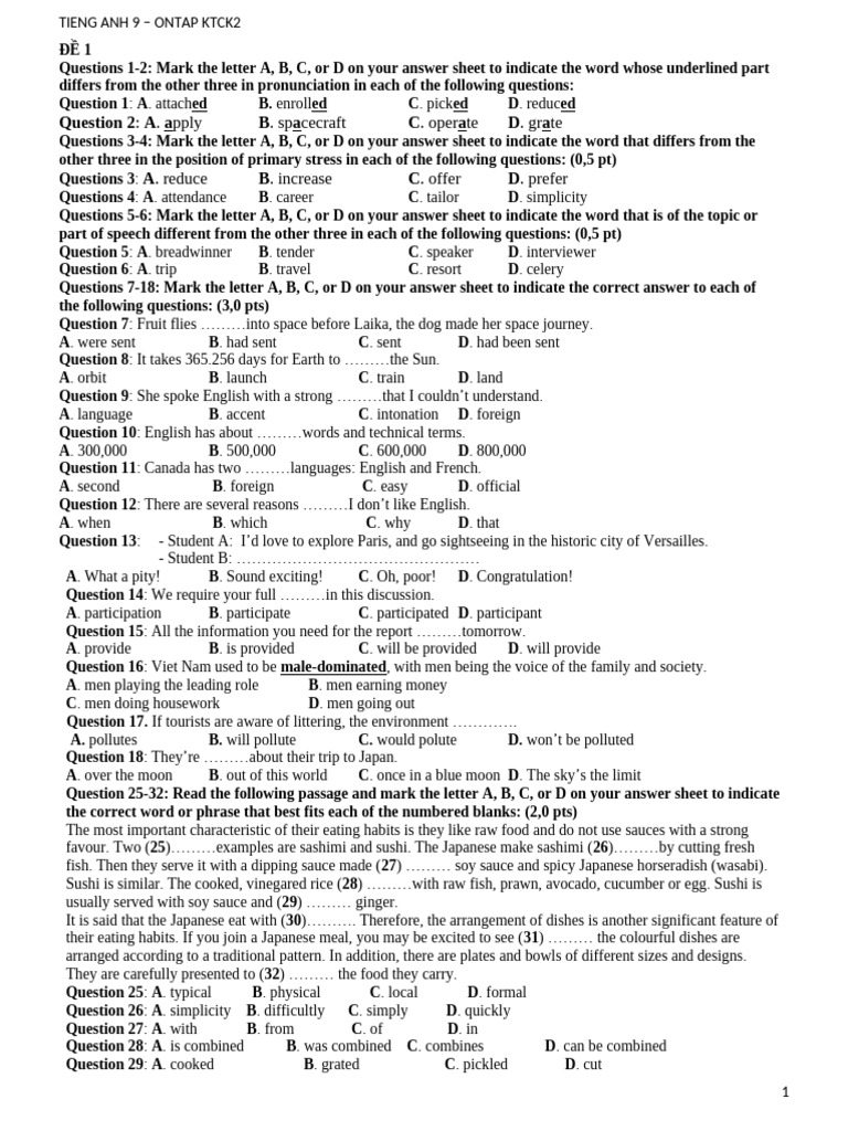 TA 9 - ONTAP | PDF | Sushi | Japanese Cuisine