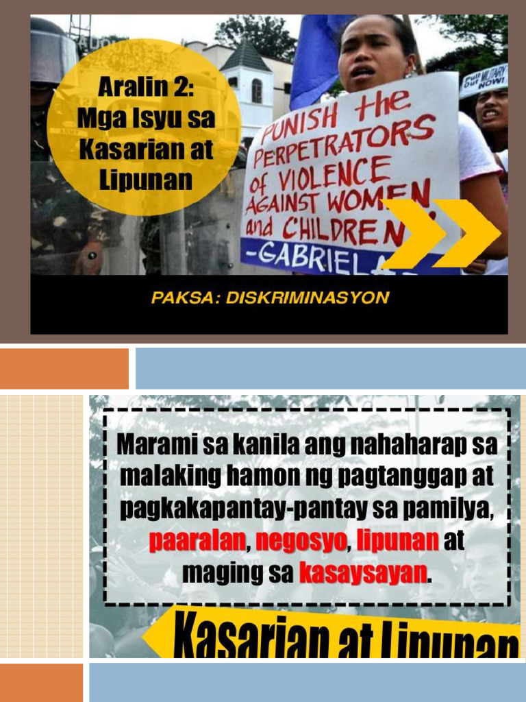 Diskriminasyon Sa Kasarian | PDF