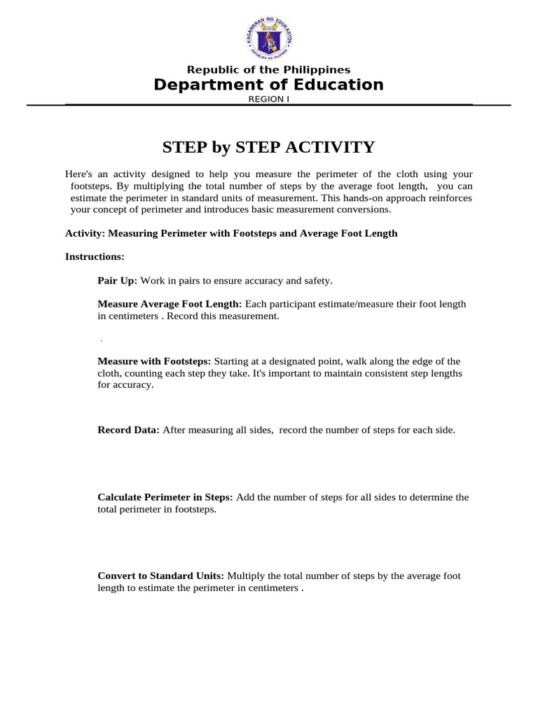 Activity - StepByStep For Learners | PDF