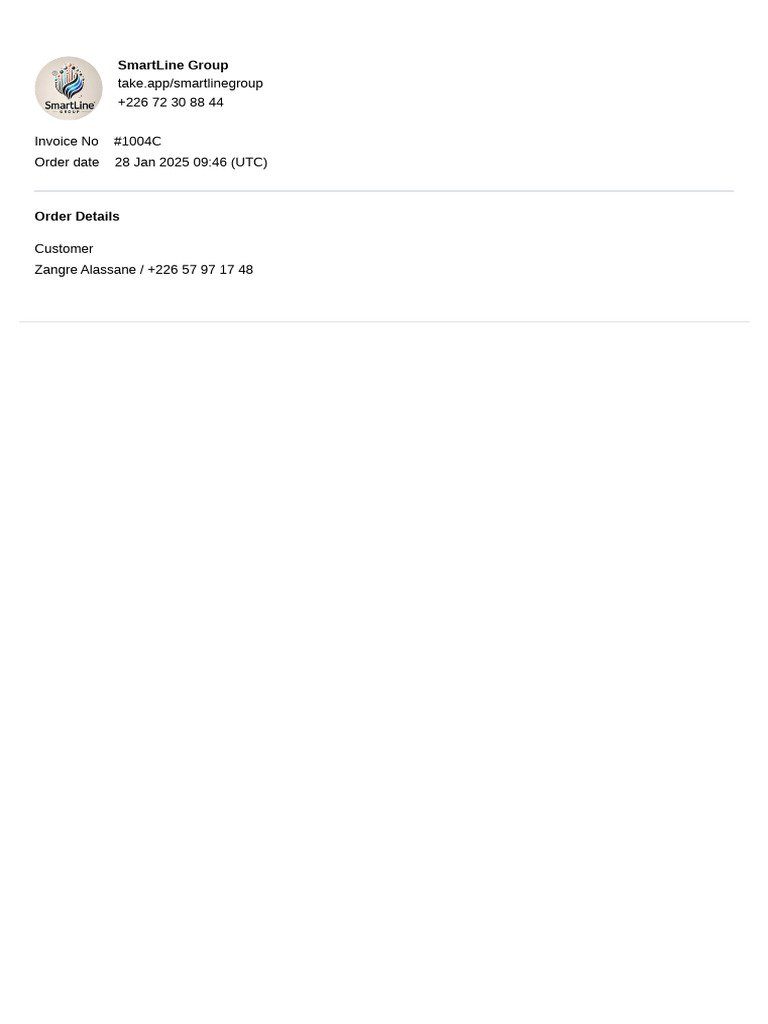 Facture No #1004c | PDF