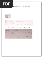IGCSE Stoichiometry Study Guide | PDF | Molecules | Stoichiometry