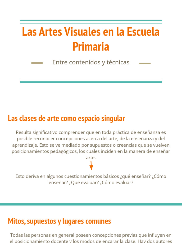 Ed. Artistica - Lenguaje Visual | PDF | Enseñando | Imagen
