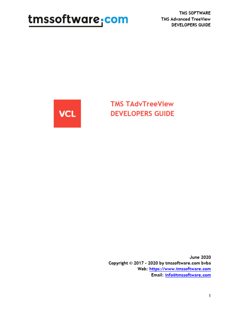 TMS TAdvTreeView Developers Guide | PDF | Computer Keyboard | Parameter (Computer Programming)