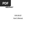 x99 Manchinist pr9 Manual | PDF | Bios | Booting