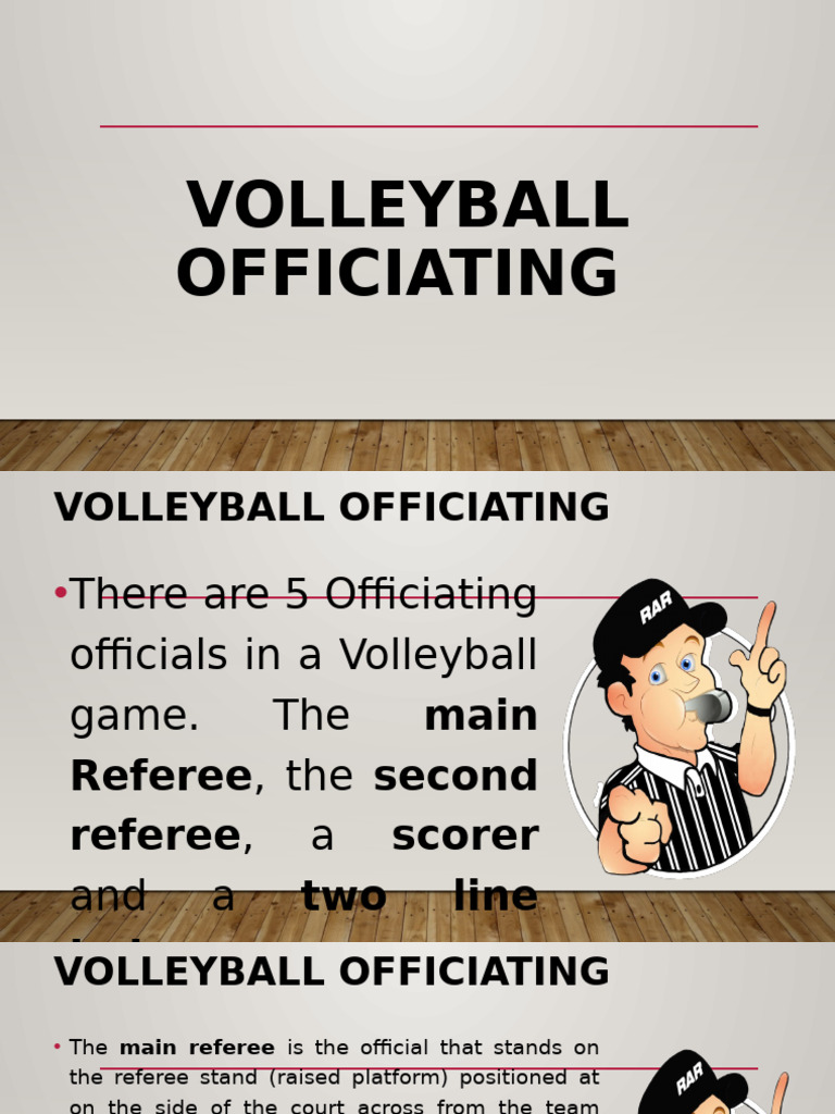 Volleyball (Officials and Hand Signals) | PDF | Referee | Hand