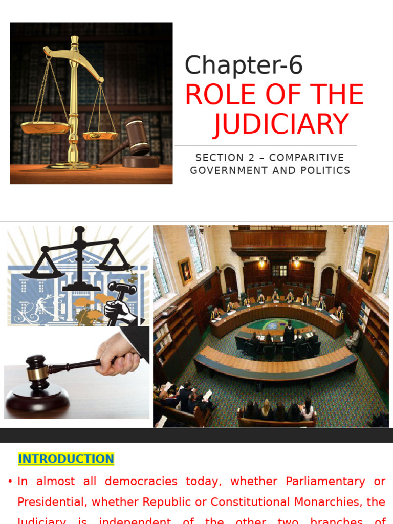 6 Role of The Judiciary | PDF | Supreme Courts | Supreme Court Of The ...