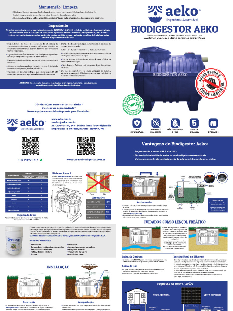 Biodigestor Aeko | PDF