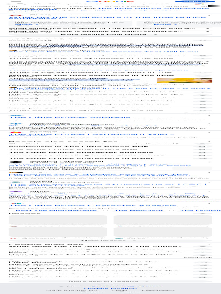 FILIPINO | PDF | The Little Prince