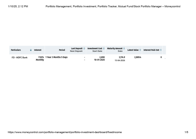 Portfolio Management, Portfolio Investment, Portfolio Tracker, Mutual ...