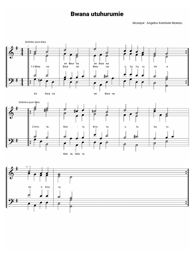 Bwana_utuhurumie_2_ | PDF