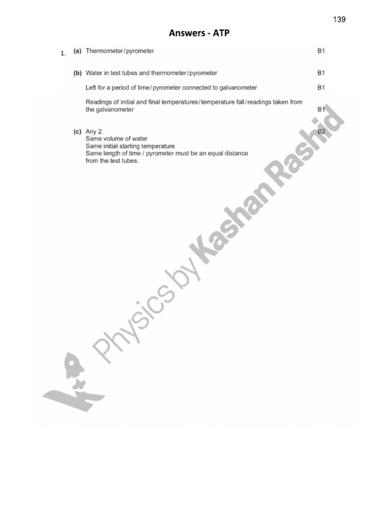 Physics ATP Question | PDF