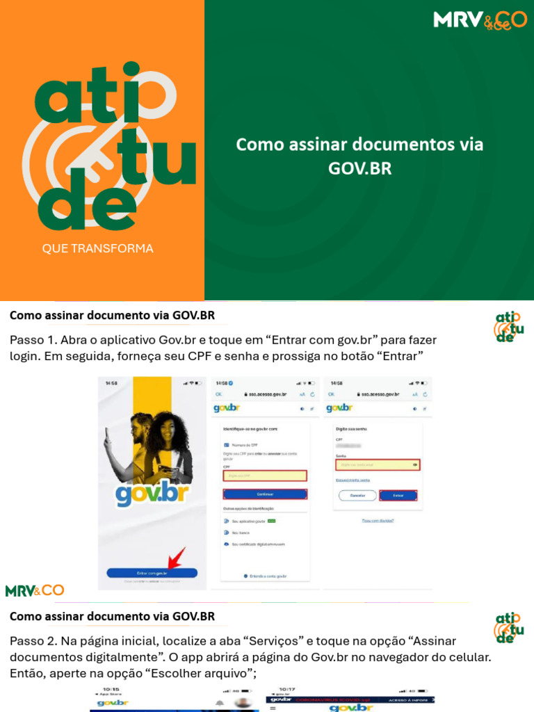 Como Assinar Documento | PDF