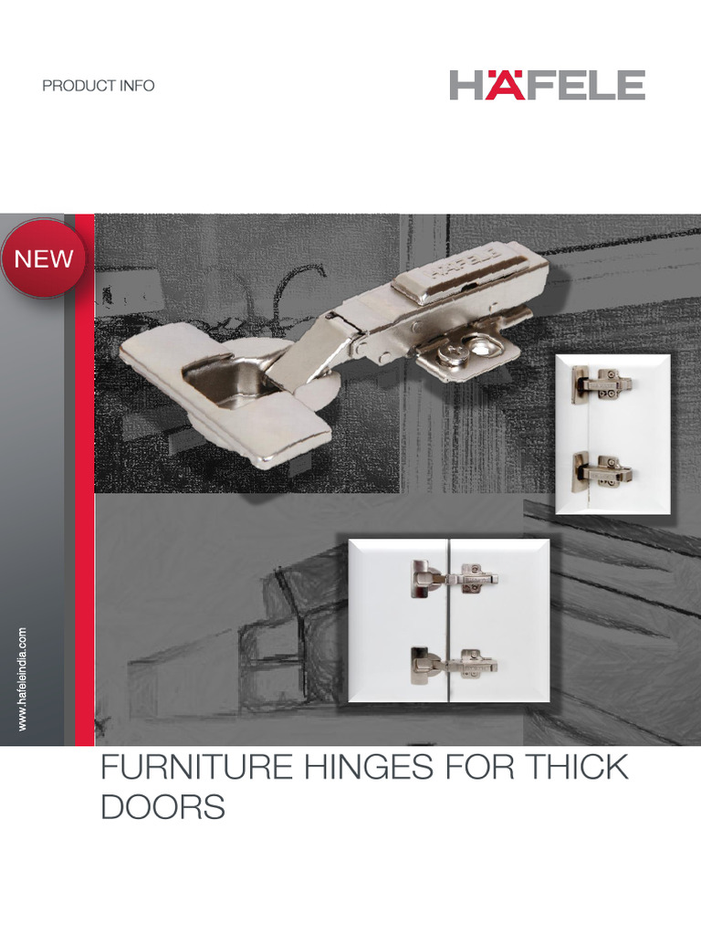 New Thick Door Furniture Hinge | PDF | Door