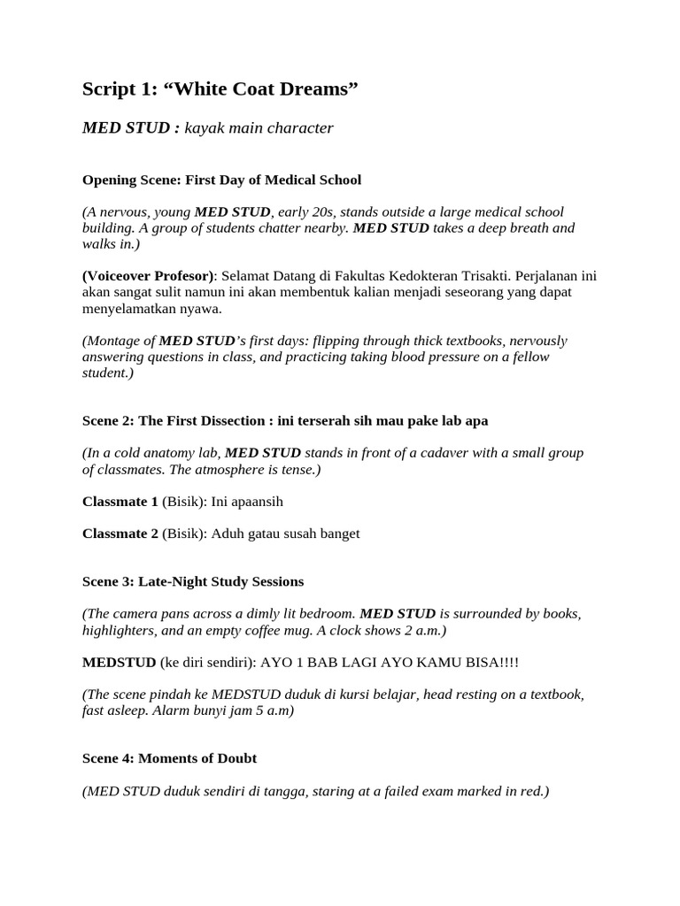 SCRIPT | PDF | Medicine