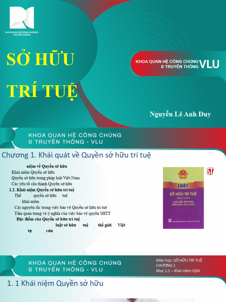 Chương 1 SHTT Vlu | PDF