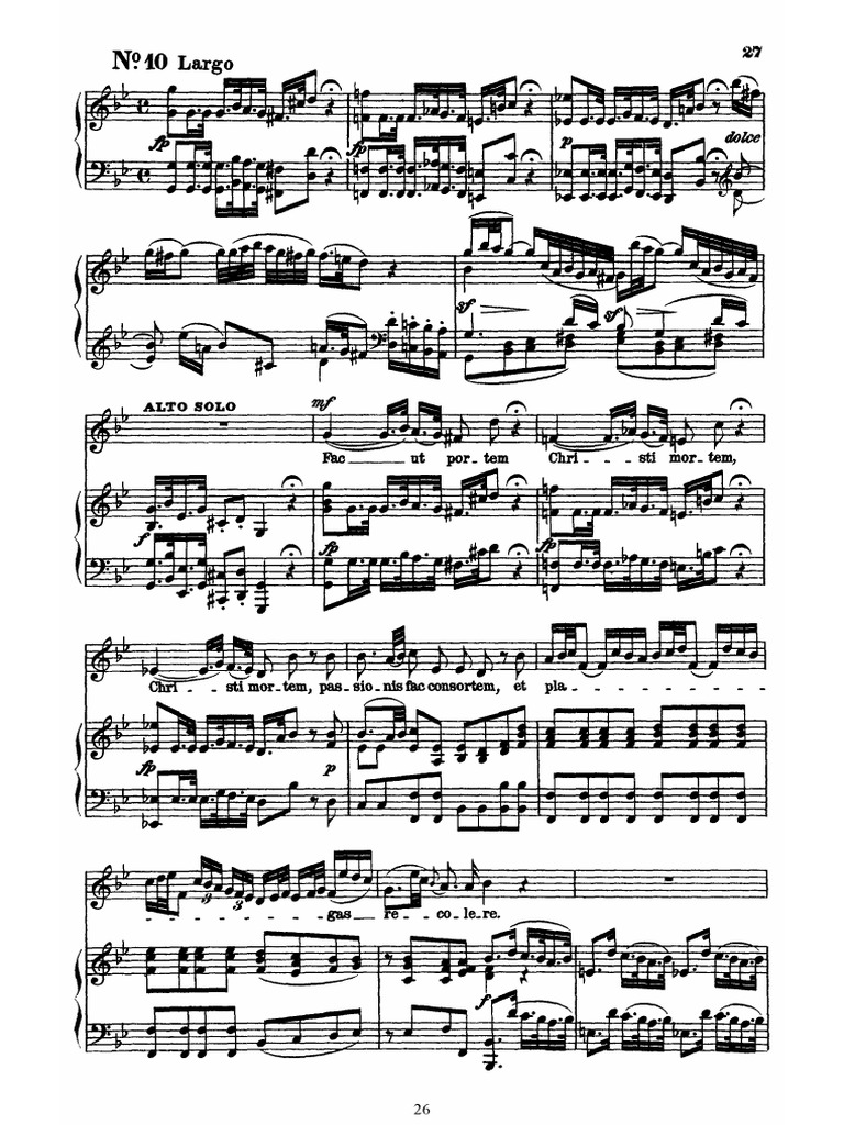 Pergolesi - Stabat Mater PDF | PDF