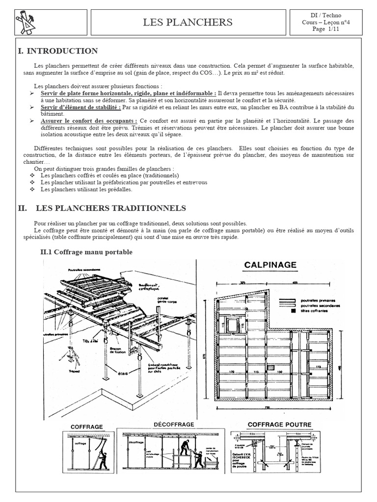 L04-Les Planchers | PDF