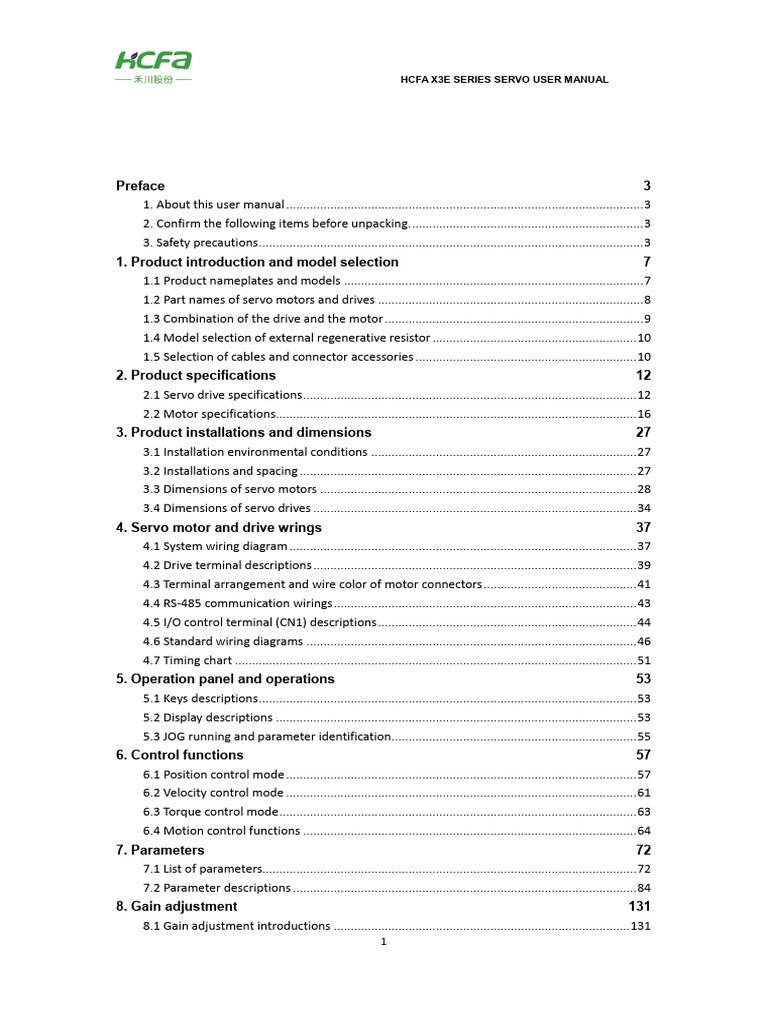 HCFA SV-X3E Series Servo Manual V4.01 | PDF | Electrical Wiring | Electrical Connector