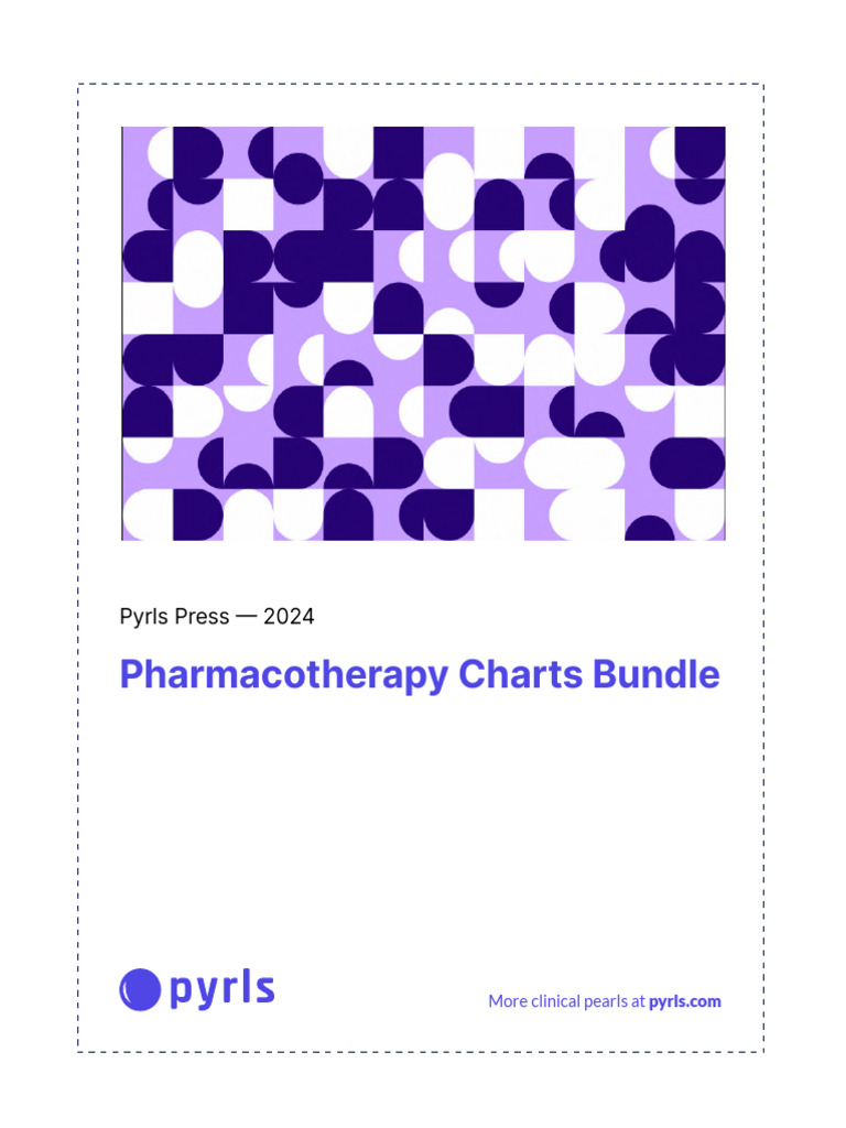 Pyrls Press - 2024 Pharmacotherapy Charts Bundle | PDF | Asthma ...