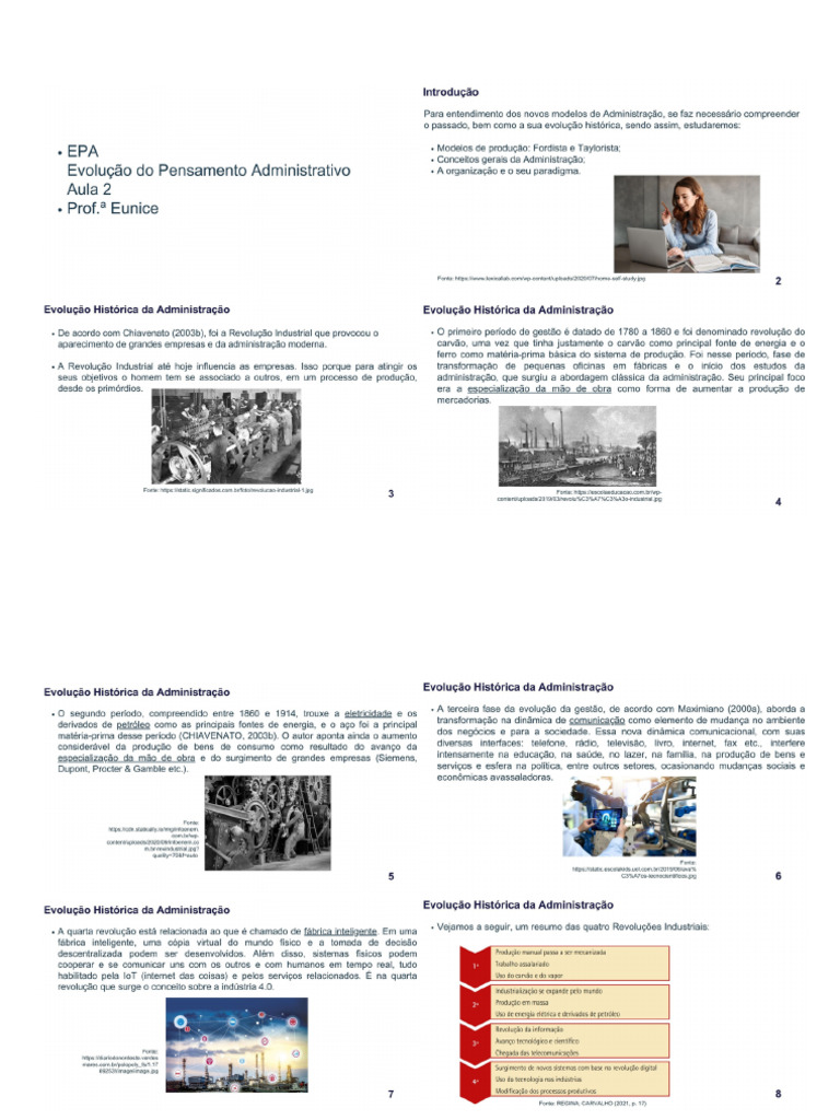 Reformulada Aula 02 Epa - Alunos | PDF