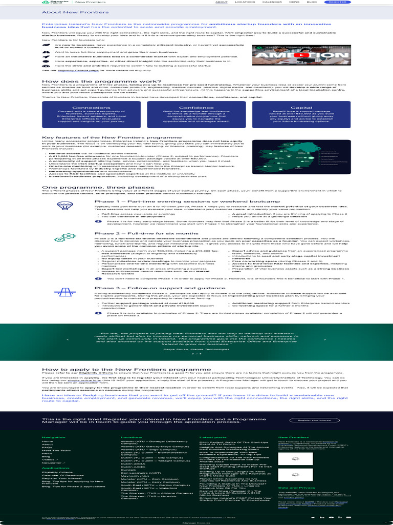 New Frontiers Program Overview | PDF | Startup Company | Small Business ...