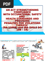 DOLE - Department Order 198-18 | PDF | Occupational Safety And Health ...