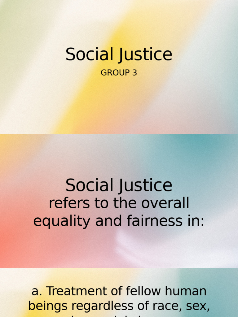 social justice | PDF