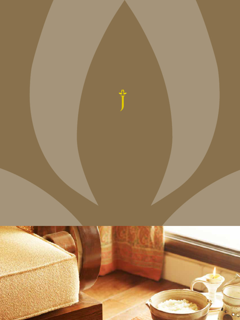 Taj Coromandel Chennai Spa Menu | PDF | Asana | Massage