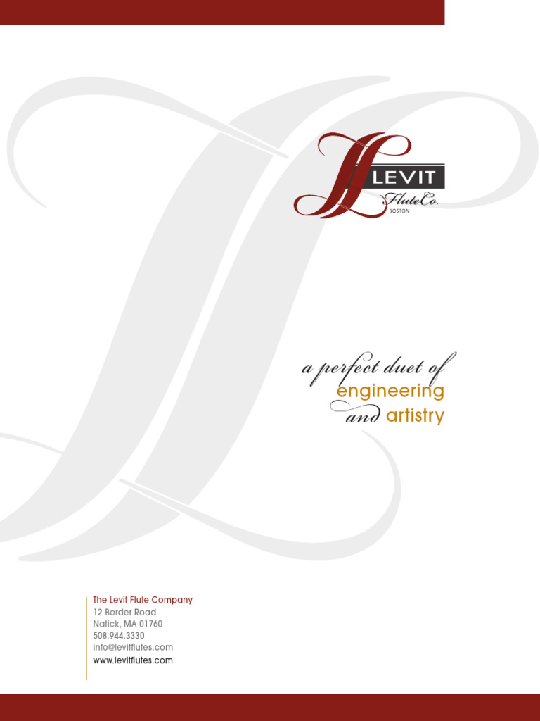 Levit-WebBrochure | PDF | Flute | Aerophones