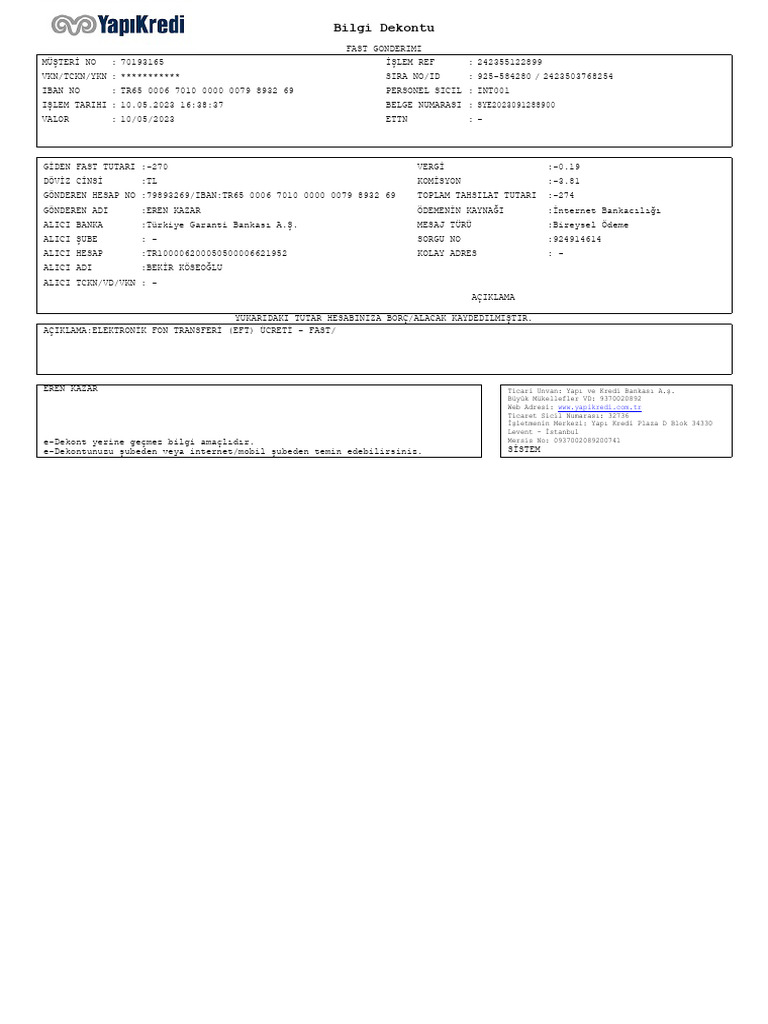 Dekont (5) Kopya | PDF